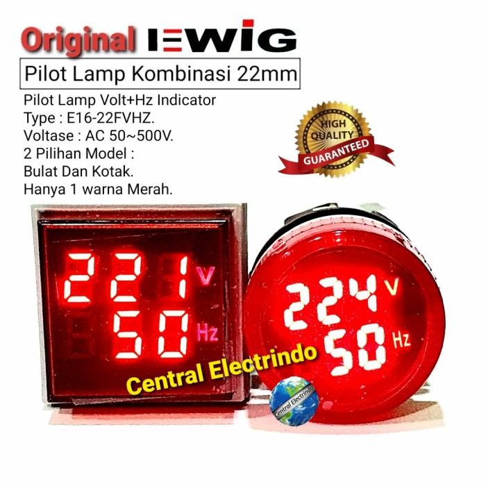 Jual Listrik Pilot Lamp Led Ewig Volt+Hz Indikator 22Mm | Shopee Indonesia