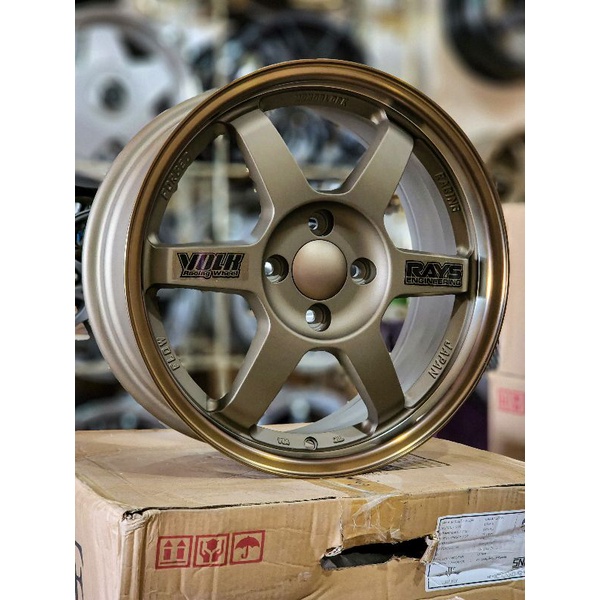 Jual Velg Mobil TE37 Ring 16 Lebar 7 ET 40 Pcd 4x100 Flow Forming Like Original | Shopee Indonesia