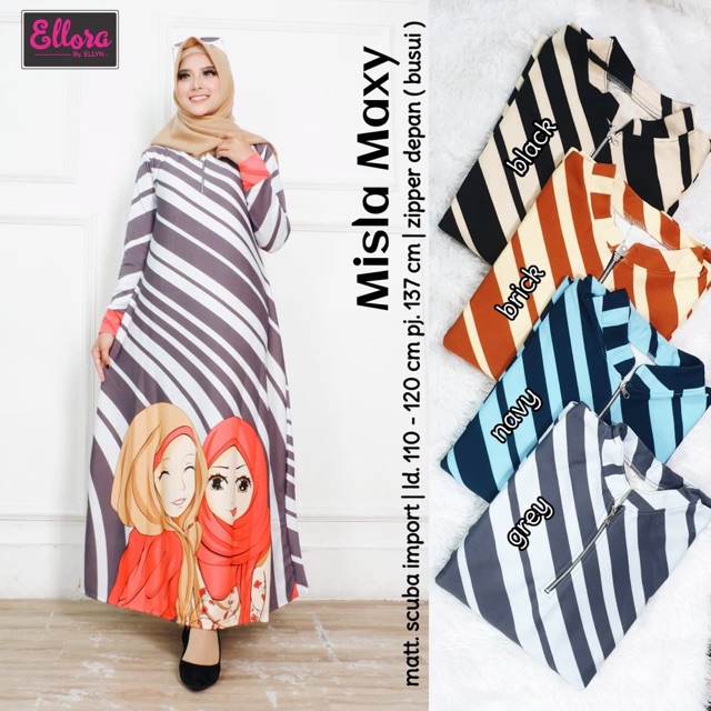 Jual Misla Maxy by Ellora | Shopee Indonesia
