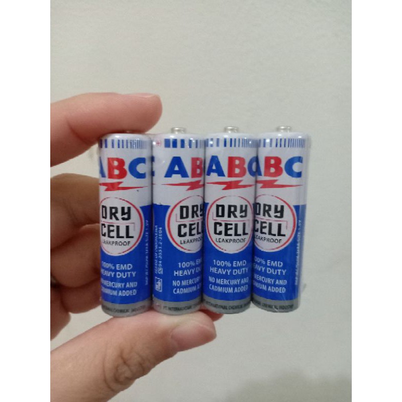 Jual Baterai ABC AA isi 4 | Shopee Indonesia