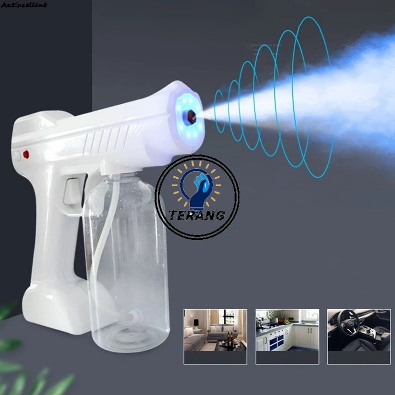 Jual DS-350 Nono Spray Gun Disinfectant Wireless 800ML UV Sterilizer ...