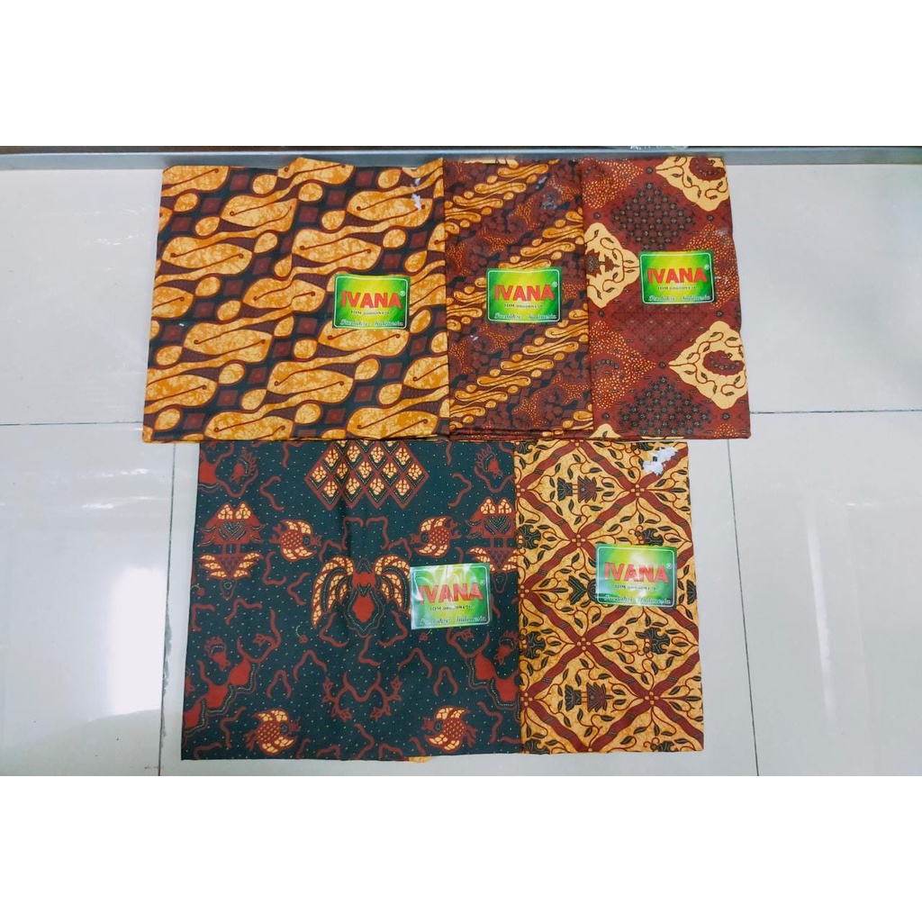 Jual batik ivana sogan kain/batik/sewek/jarik | Shopee Indonesia