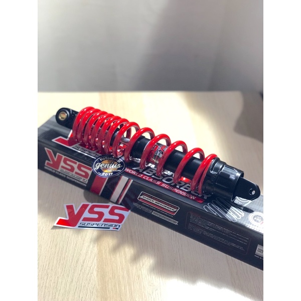 Jual Shock YSS Pro Plus 330MM Vario 125 - Vario 150- New Scoopy Fi Red ...