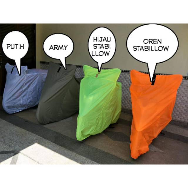 Jual Cover Motor berbagai warna warni (untuk semua matic,kecuali vario ...