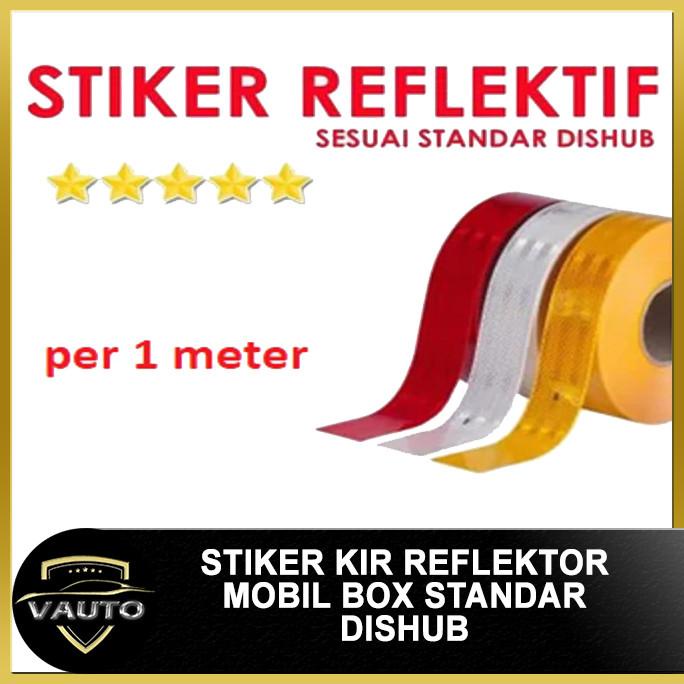 Jual Stiker Kir Dishub Mobil Box Sticker Reflector Uji Kir Diamond ...