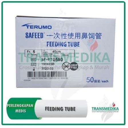 Jual NGT TERUMO No Fr 3,5 / FR 5 / FR 8 / NGT Feeding Tube Terumo / NGT ...