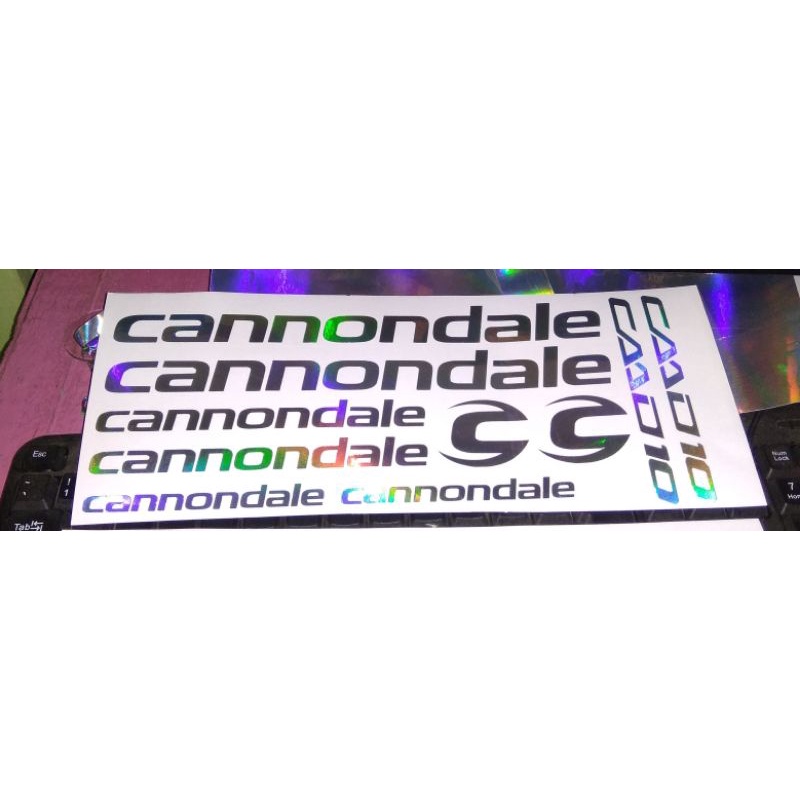 Jual Cutting Sticker Sepeda Cannondale Hologram | Shopee Indonesia