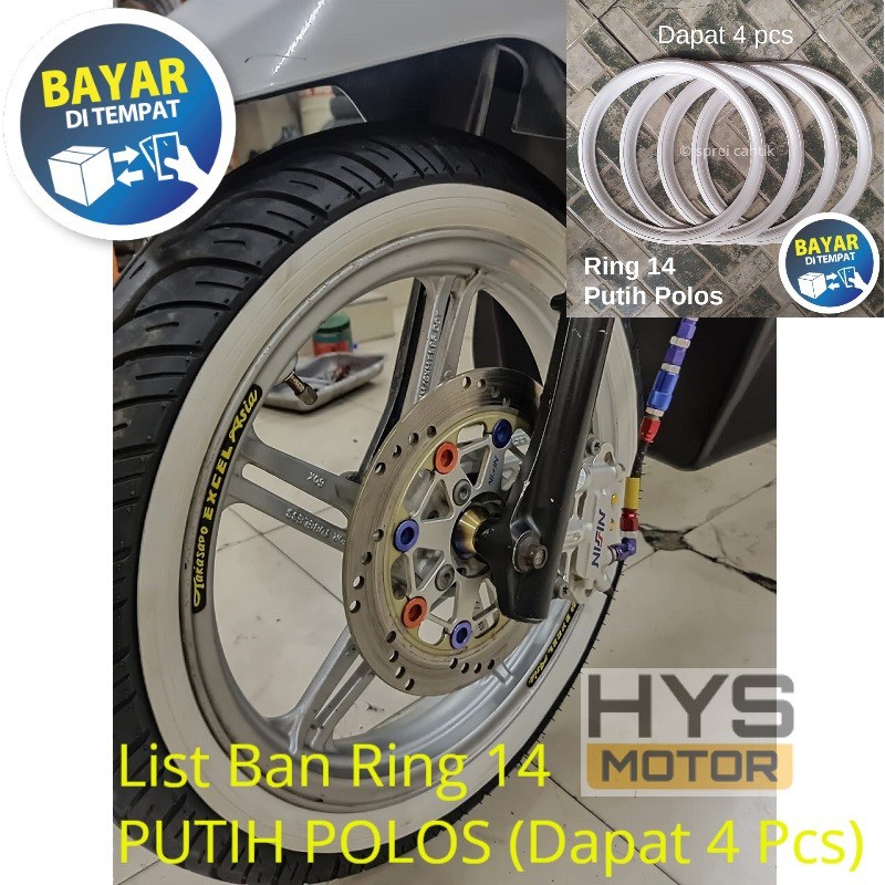 Jual Karet Ban Ring 14 Isi 4 Pcs - List / Trim / Pita Ban Sepeda Motor ...