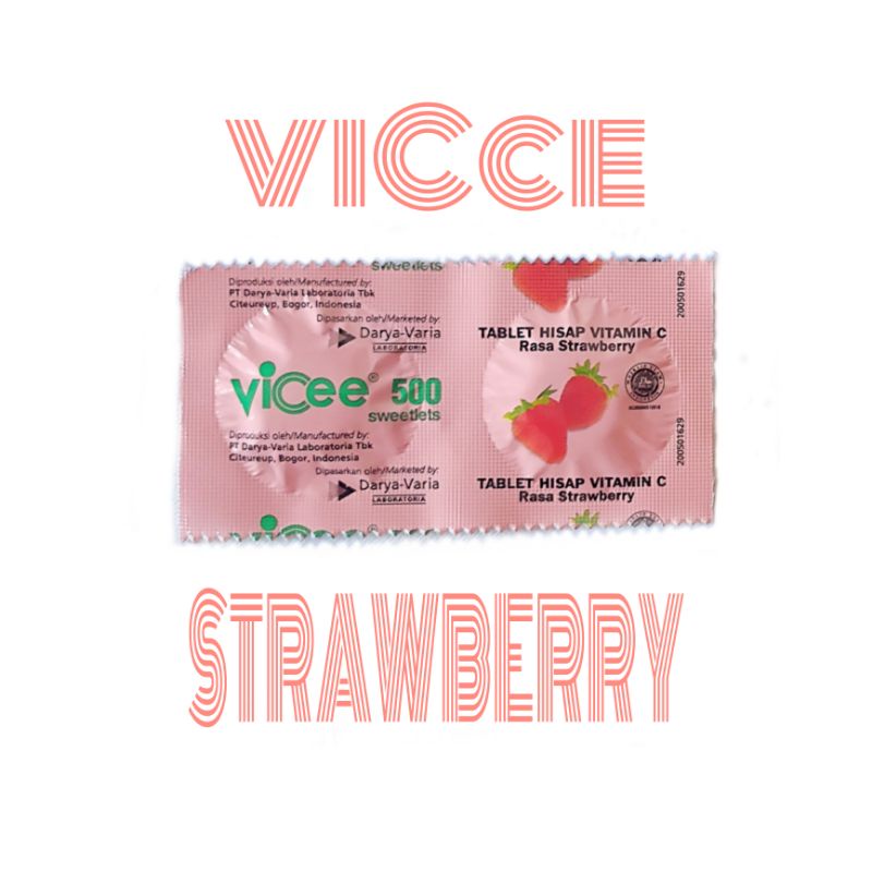 Jual Vicee Vitamin C 500 mg (harga per strip 2 tablet) | Shopee Indonesia