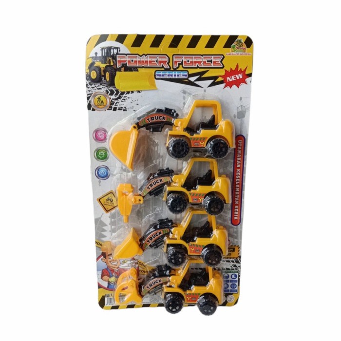 Jual Mainan Mobil Konstruksi Anak Truck Construction Truk Mobil Set 4 ...