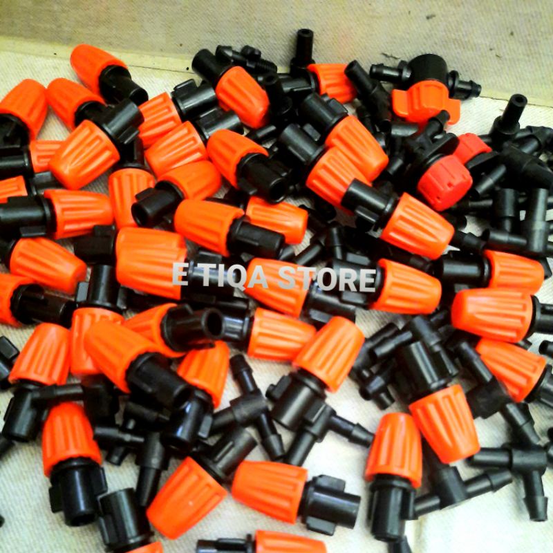 Jual MISTING NOZZLE SPRAYER HEAD FOGGER ADJUSTABLE MIST SPRINKLE ALAT ...