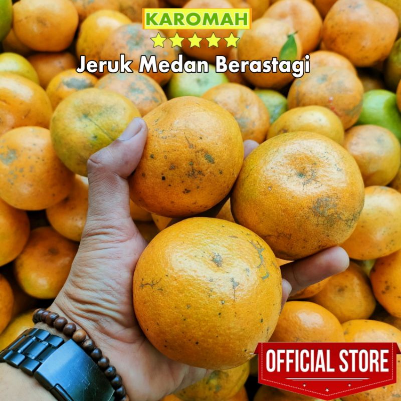 Jual buah jeruk medan berastagi super 1 kg buah lokal medan asli ...