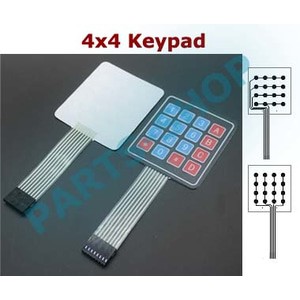 Jual 4x4 membran keypad 4 x 4 16 matrix key pad arduino 16 switch ...