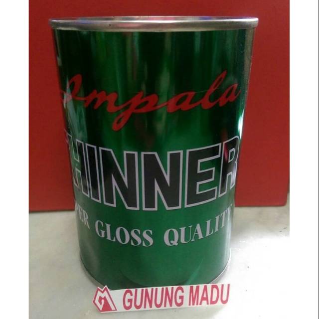 Jual THINNER IMPALA 1 LITER PENGENCER CAT DUCO TINER THINER | Shopee Indonesia