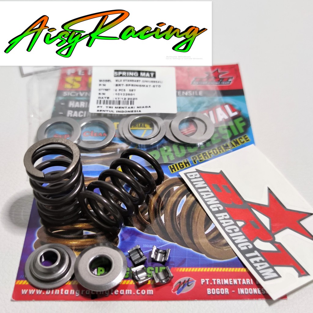 Jual Spring Valve BRT Gen 2 Per Klep + Ganjelan / Retainer atas dan Retainer bawah KLX 150 D ...