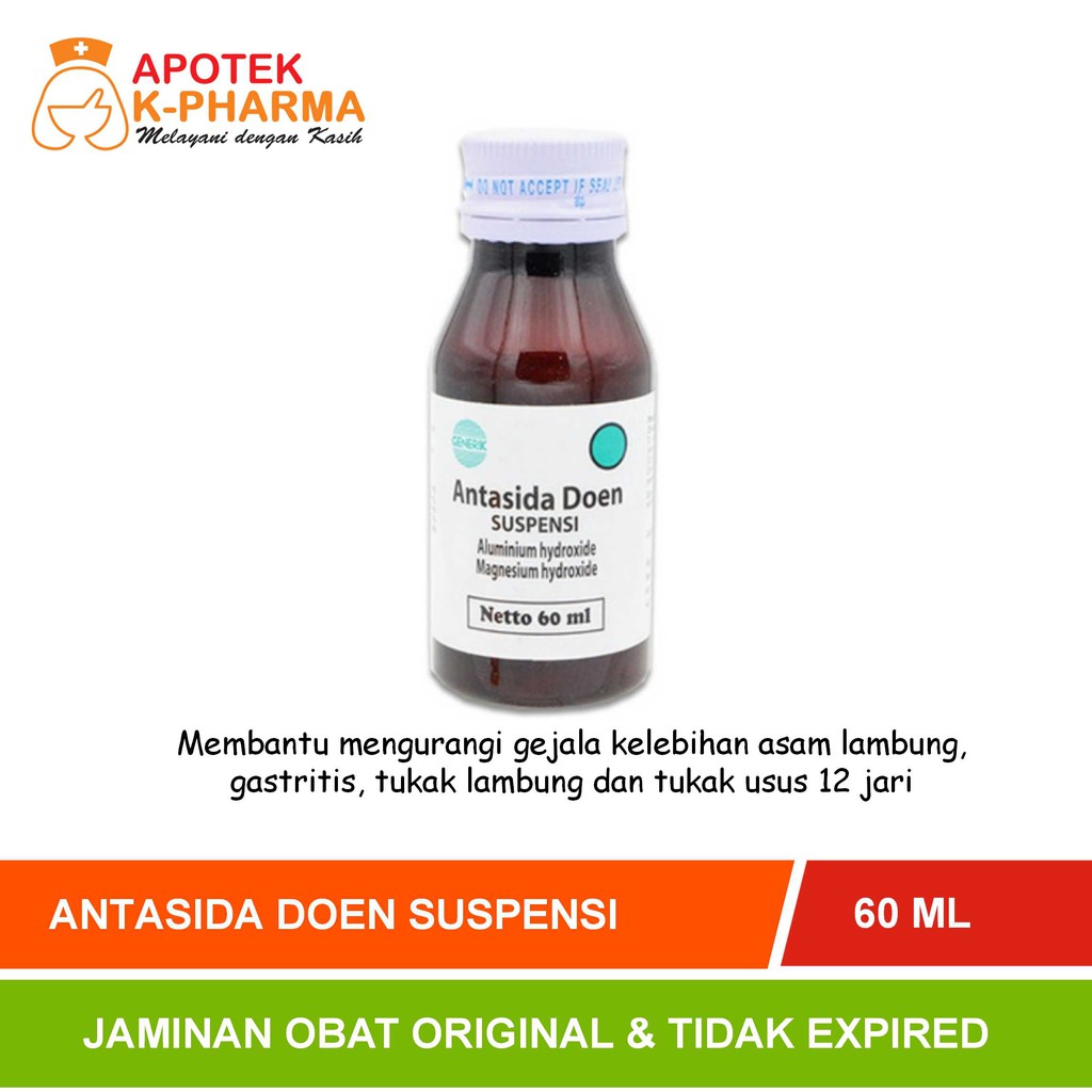 Jual Antasida Doen Suspensi Isi 60ml Obat Original Mersifarma | Shopee ...