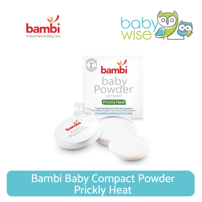 Jual Bambi Baby Compact Powder Prickly Heat | Shopee Indonesia