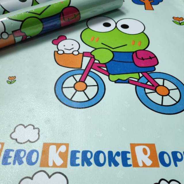 Jual Wallpaper Motif Anak Anak Keropi - Ukuran 45 CM x 10 mtr - Wallpaper Dinding - Wallpaper ...