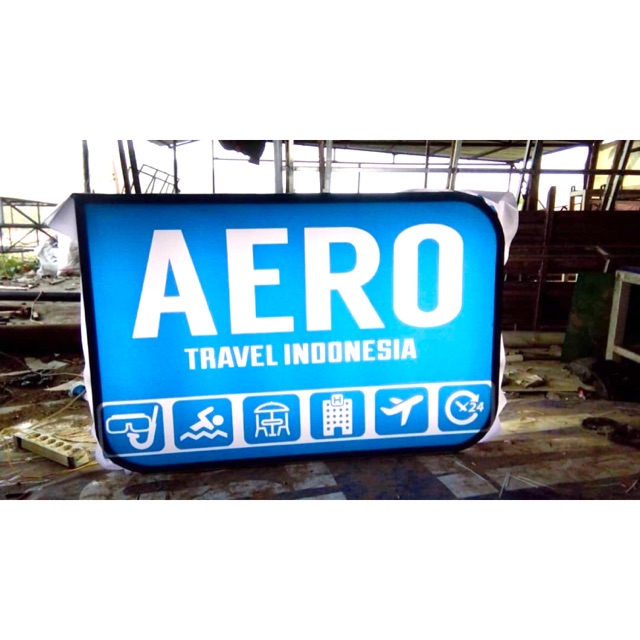 Jual Neon Box Custom Ukuran 100x100cm | Shopee Indonesia