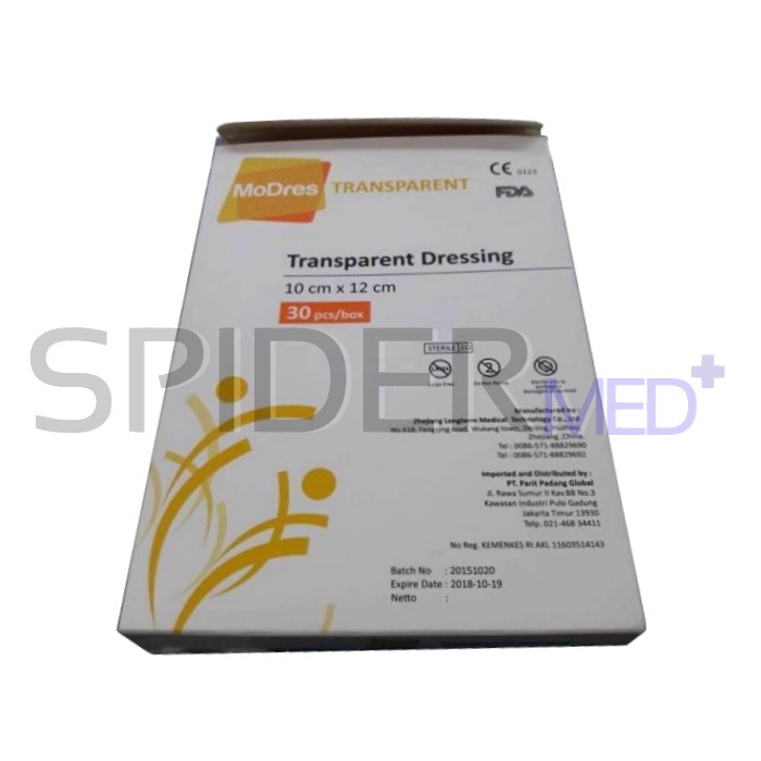 Jual MODRES TRANSPARENT DRESSING / PLESTER BEING DENGAN PAD PLASTER ...