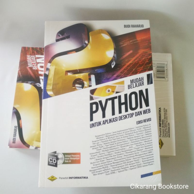 Jual Mudah Belajar Phyton, untuk Aplikasi Dekstop dan Web by Budi ...