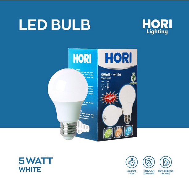 Jual HORI Lampu LED Bulb Bohlam 4Watt 5Watt 11Watt 13Watt 15Watt 17Watt ...