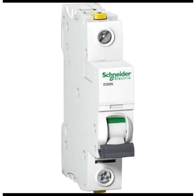 Jual MCB IC60N 1P 25A kurva c 1phase Schneider A9F74125 | Shopee Indonesia