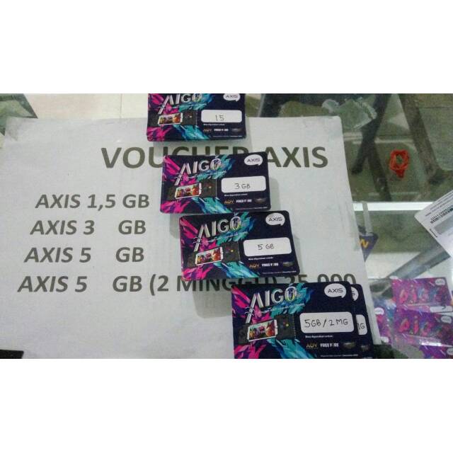 Jual VOUCHER AXIS AIGO 2 GB 5 HARI | Shopee Indonesia