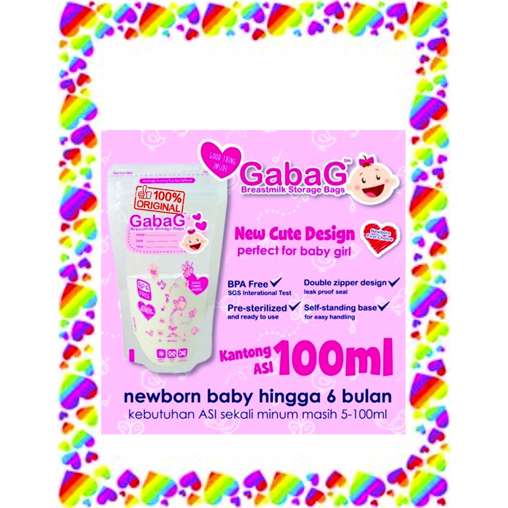 Jual KANTONG ASI MERK GABAG 100ML / ASI PLASTIK | Shopee Indonesia