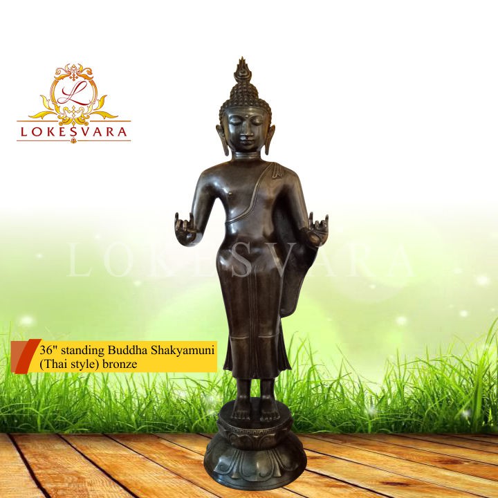 Jual Patung/Rupang Buddha Shakyamuni (Thai style) bronze 36" | Shopee ...