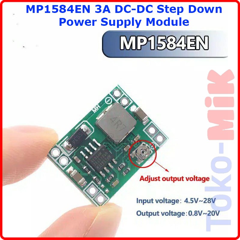Jual MP1584 MP1584EN 3A DC-DC Step Down Adjustable Power Supply Module | Shopee Indonesia