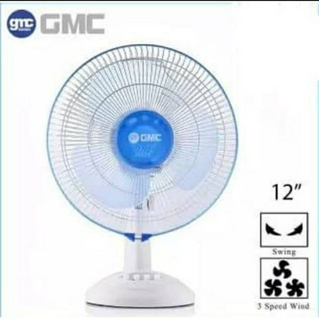 Jual Kipas Angin GMC 12 inch Meja 703 Swing | Shopee Indonesia