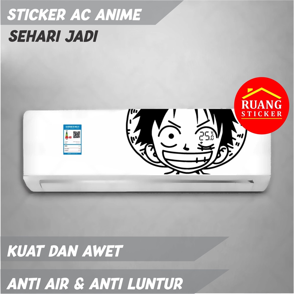 Jual STIKER AC AIR CONDITIONER ANIME GOKU ONE PIECE JUJUTSU KAISEN ...