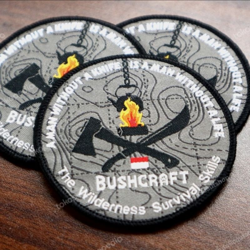 Jual Emblem Woven Merrowing Bushcraft | Shopee Indonesia