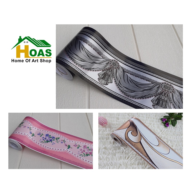 Jual Hoas List Border Wallpaper Stiker Border List Tembok Ukuran 10cm x ...