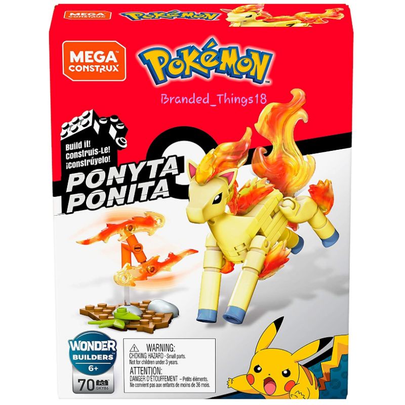Jual Pokemon Ponyta Ponita Pikachu Figure Mega Construx Figure Kuda ...