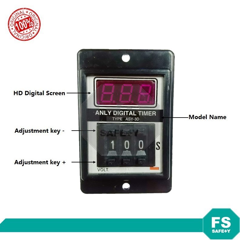 Jual Digital Timer ANLY ASY 3D | Shopee Indonesia