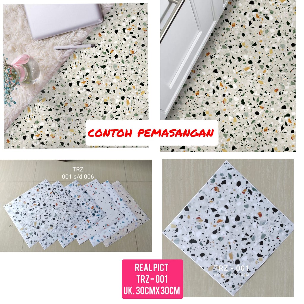 Jual GEMILANGSHOPEE - TRZ 001 STIKER LANTAI STICKER LANTAI STIKER ...
