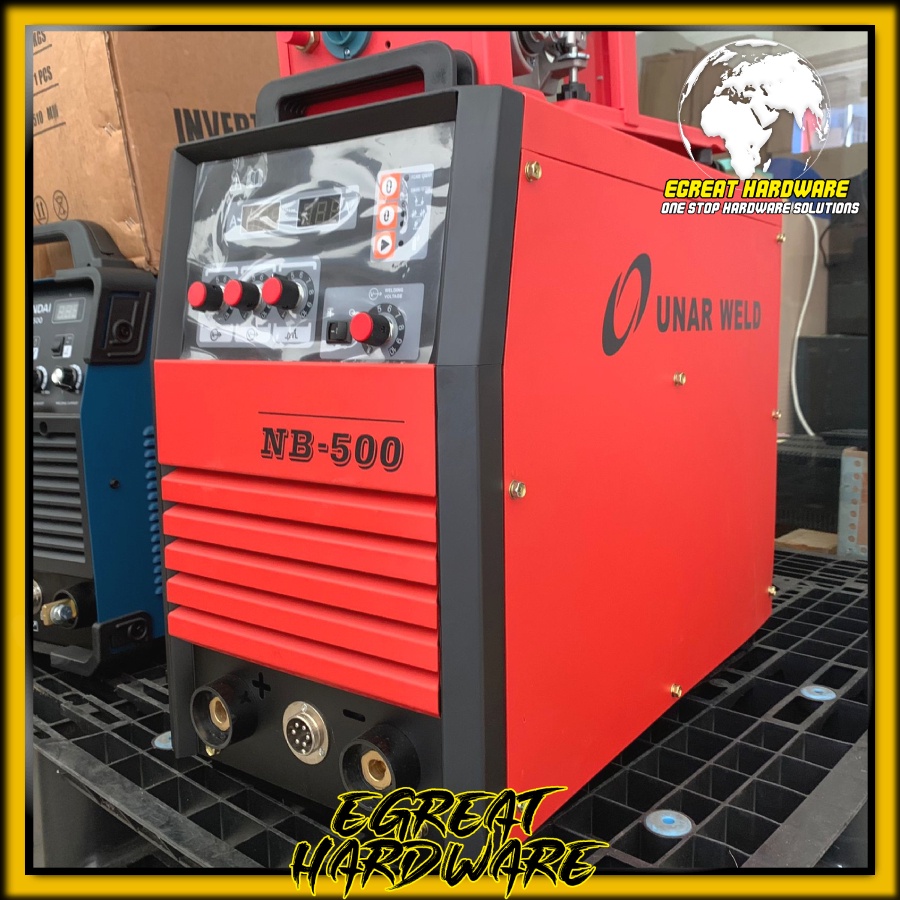 Jual Mesin Las MIG 500 UNARWEL DC Inverter NB-500E 380V 50/60Hz 500A Set | Shopee Indonesia