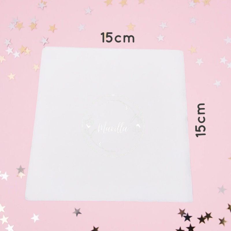 Jual KERTAS ALAS KUE ROTI BENTO CAKE MOTIF KOTAK-KOTAK 15x15 FOODGRADE ...