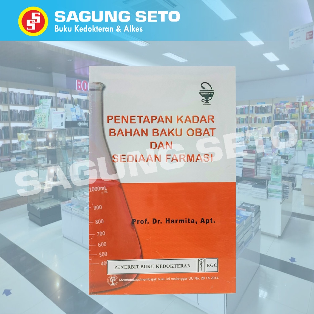 Jual BUKU PENETAPAN KADAR BAHAN BAKU OBAT DAN SEDIAAN FARMASI | Shopee Indonesia