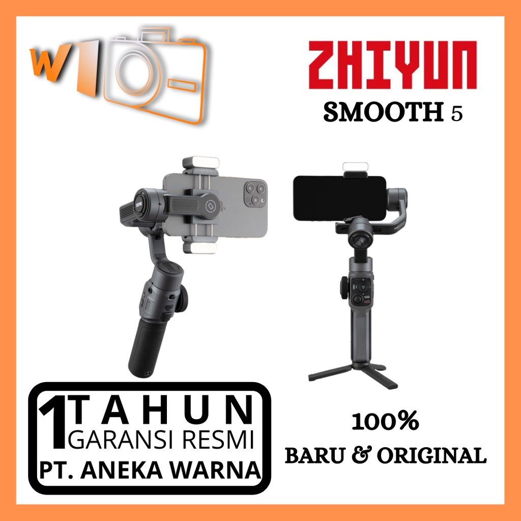 Jual ZHIYUN SMOOTH 5 GIMBAL STABILIZER ORIGINAL BERGARANSI | Shopee Indonesia