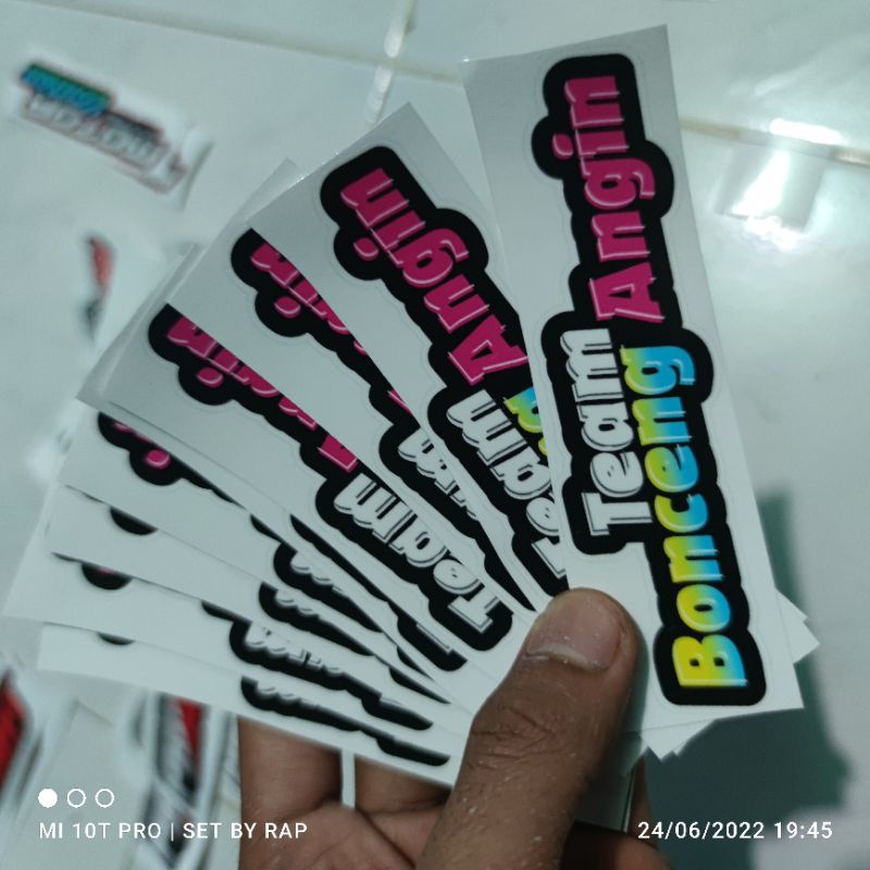 Jual stiker team bonceng angin | Shopee Indonesia