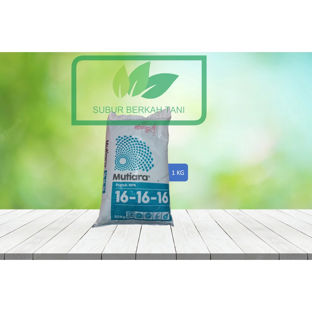 Jual NPK MUTIARA 16-16-16 REPACK 1KG | Shopee Indonesia