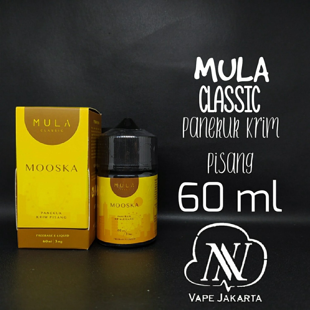 Jual Mula Classic Mooska Panekuk Krim Pisang 60ml | Shopee Indonesia