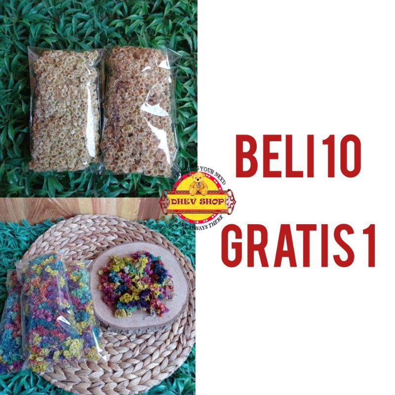 Jual Potongan Bunga Edelweis Kering Bandotan Fresh Rustic Per 10gram ...