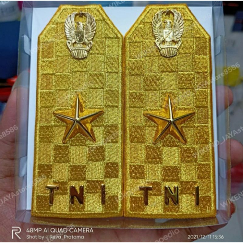Jual Pangkat PDU Brigjen AD Exlusive Full Benang Sulam | Shopee Indonesia