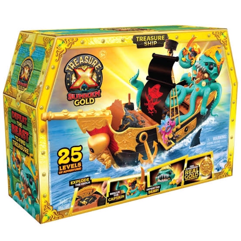 Jual Treasure X Sunken Gold Seri 5 Treasure Ship Playset Treasure X Aliens Sunken Gold Figure
