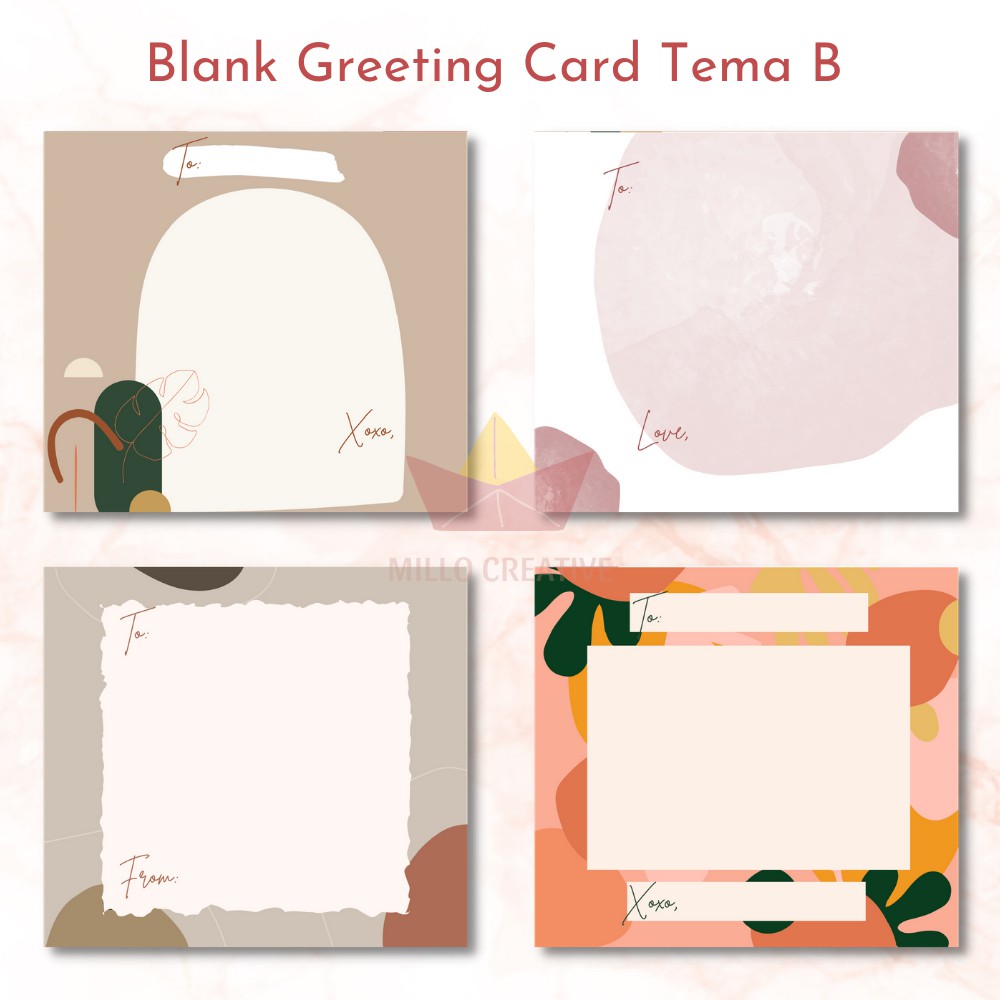 Jual KARTU UCAPAN / KARTU UCAPAN KOSONG / GREETING CARD / GIFT CARD ...