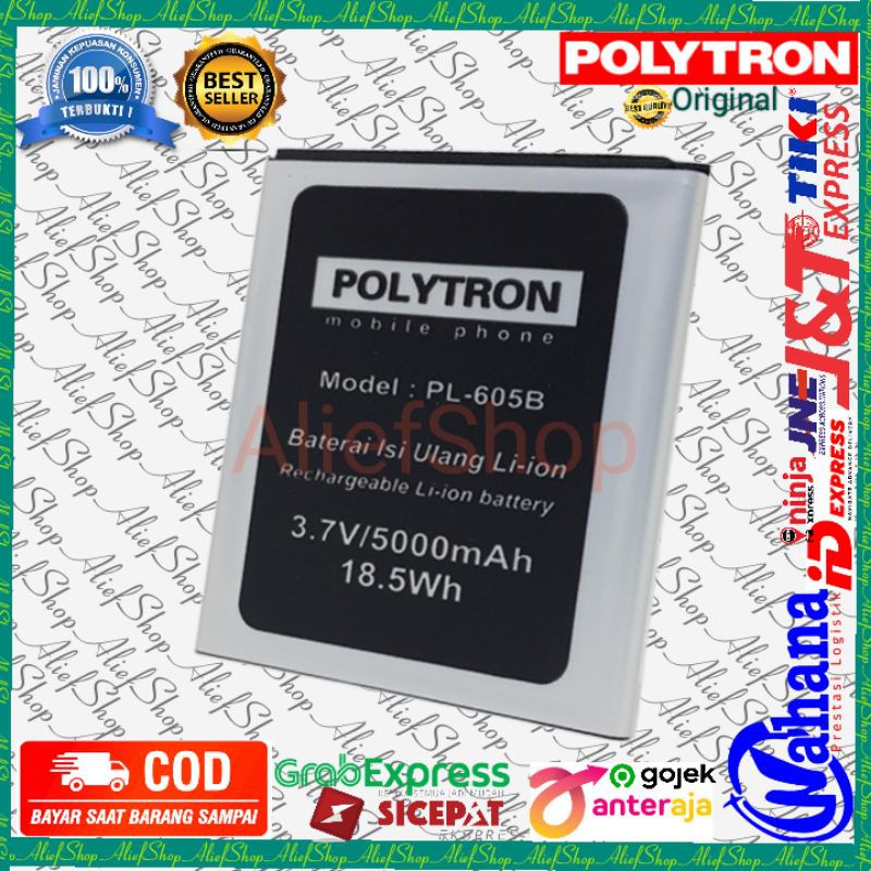 Jual Batrai Polytron Rocket Star W6450 PL605b Baterai Batre PL605b Original Battery | Shopee ...